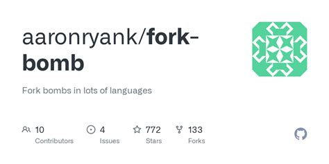 Github Aaronryankfork Bomb Fork Bombs In Lots Of Languages