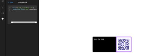 qr code custom css issue fixed bug fix elfsight community