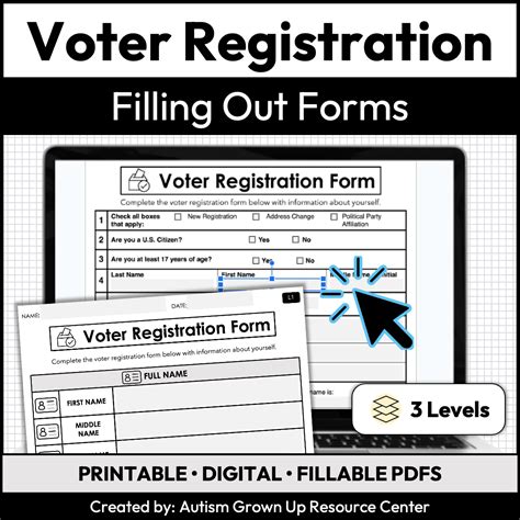 Voter Registration Forms Filling Out Forms Print Digital Practic