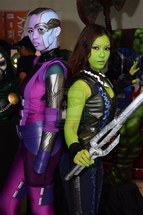 Nebula And Gamora By Izabelcortez On Deviantart Gamora Guardians Of The Galaxy Nebula