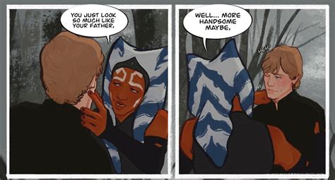 Ahsoka Meets Luke By Pencilscratchins R Starwars