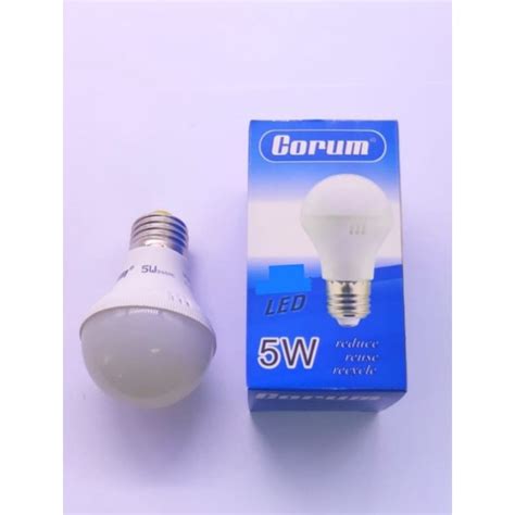 Jual Lampu LED Warm White Bohlam Bulb Nyala Kuning 5W 5 Watt Indonesia Shopee Indonesia