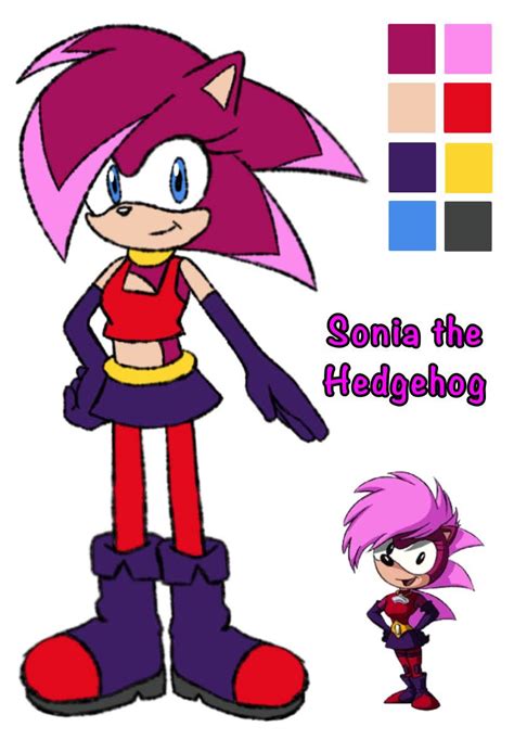Sonic Underground Sonia The Hedgehog