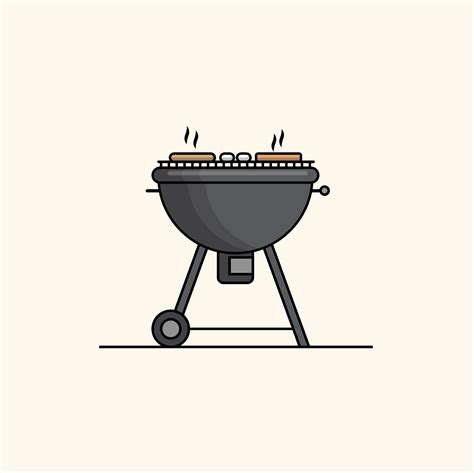 바베큐 그릴 일러스트 Ai 이미지 다운로드 Download Barbecue Grill Vector 어반브러시
