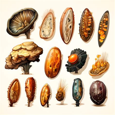 Premium Photo Set Of Different Types Of Cocoa Beans Vector Illustration Isolated On White
