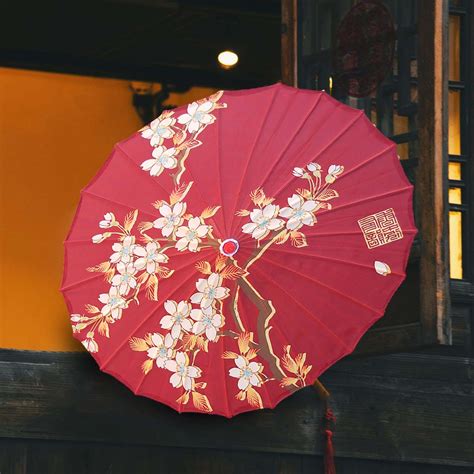 Chinese Style Oiled Paper Umbrella Art Classical Dance Umbrella