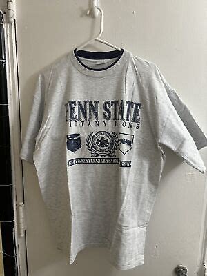 Vintage Penn State University Logo T Shirt Sz Xl Single Stitch Belton