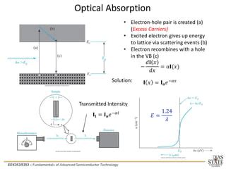The Carrier Diffusion Of A Semiconductor PDF