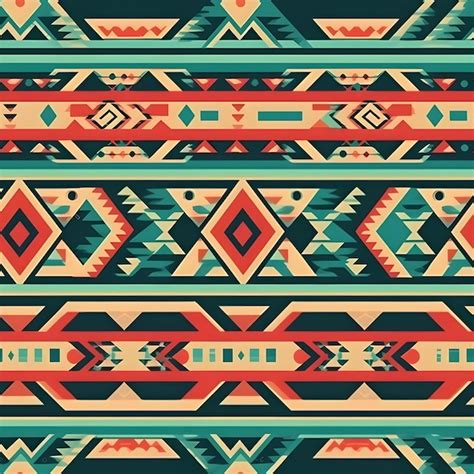 Premium Ai Image Seamless Patterns Infused With Cultural Vibrancy