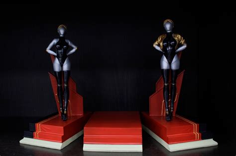 Diorama Ballerina Robot Twins And Cabinet Eleanor Figurine Atomic Hearts