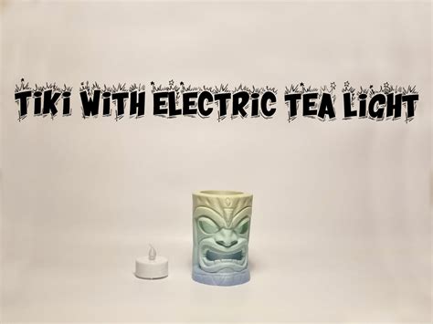 Tiki With Electric Tea Light By Surfbro Makerworld Download Free 3d Models