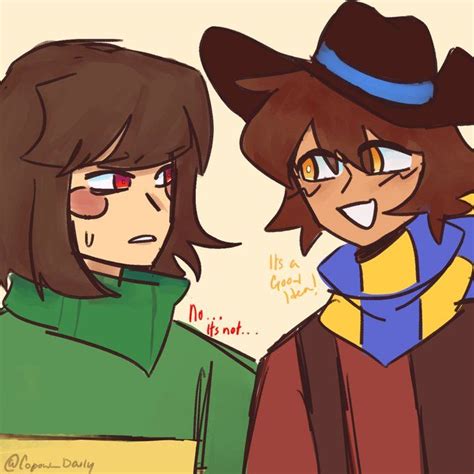 Cocoapowder Chara X Clover In Undertale Funny Undertale Fanart Undertale