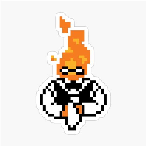 Grillby Undertale Sticker For Sale By Brynn Creates In 2025