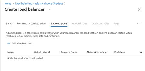 Azure Load Balancer Portal Settings Azure Docs