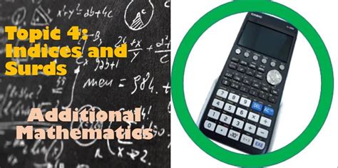 Maths Indices And Surds Additional Maths