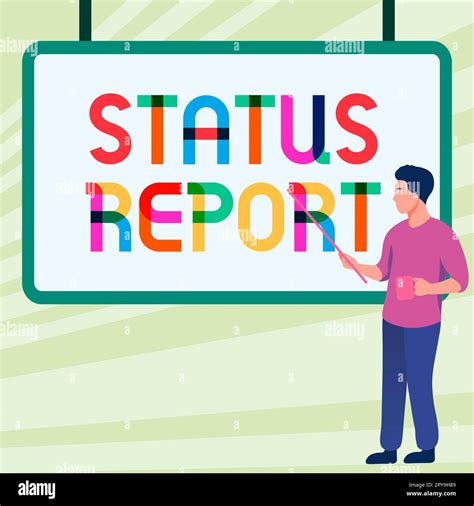 Conceptual Display Status Report Business Showcase Update Summary Of