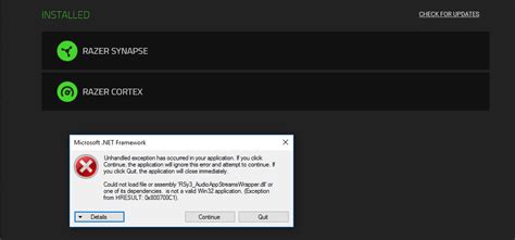 Synapse Not Starting Razer Insider