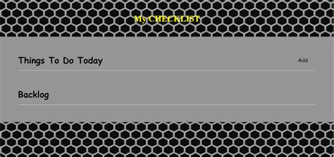 Checklist Management App In Vanillajs With Source Code Sourcecodester