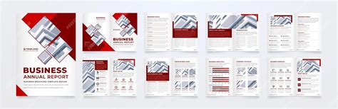 Premium Vector Set Of Minimalist Business Brochure Template With Simple Style And Modern Layout