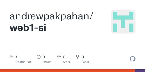github andrewpakpahan web1 si