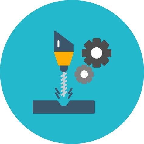 Premium Vector Cnc Machine Flat Illustration