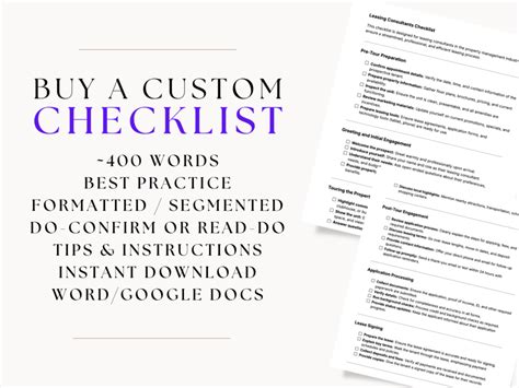Offset Printing Checklist Checklist Library