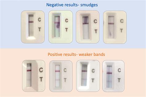 Lateral Flow Tests Faint Line