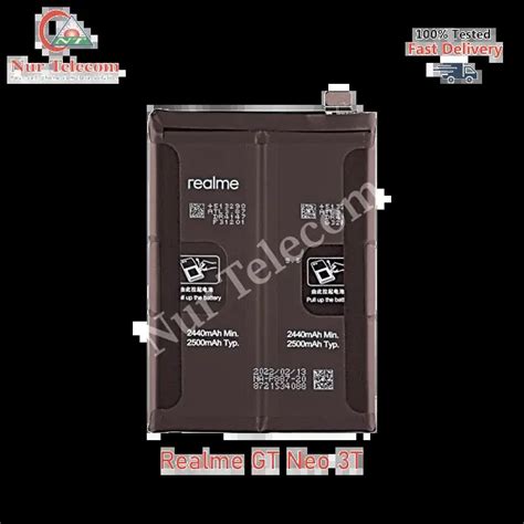 Realme Gt Neo T Battery Price In Bangladesh