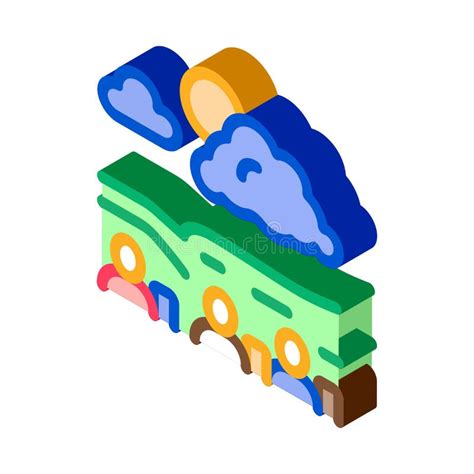 远足旅游自然等距图标矢量图插图 向量例证 插画 包括有 向量 帐篷 例证 方式 颜色 本质 188131319