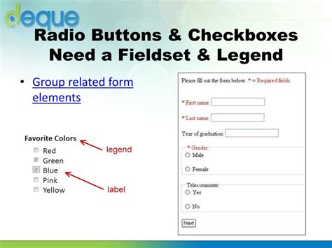 Ppt Html5 And Wai Aria Forms With Jquery Validation Powerpoint