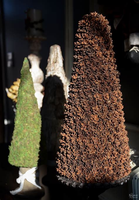 Birch Bark And Pine Cone Trees The Navage Patch