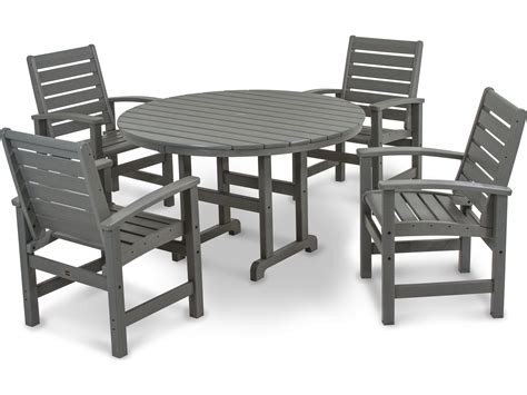 Polywood® Signature Recycled Plastic 5 Piece Dining Set Pws152 1