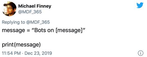 How To Create A Twitter Bot By Michael Finney Level Up Coding