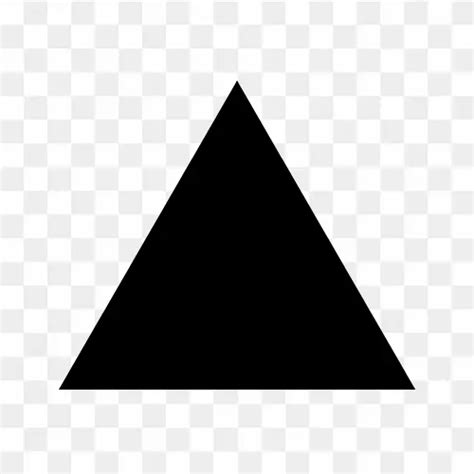 Black Triangle Shape