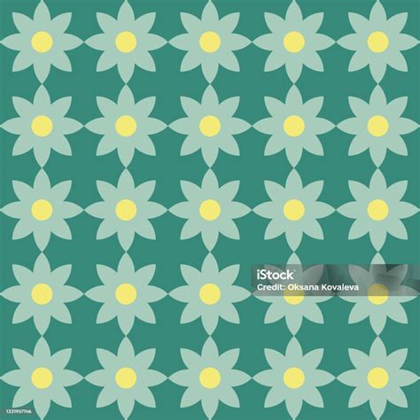 패브릭 디자인을 위해 흰색 배경에 기하학적 꽃 파란색이있는 현대적인 패턴 봄 꽃다발 크리에이티브 플로럴 텍스처 우아한 스타일 기하에 대한 스톡 벡터 아트 및 기타 이미지