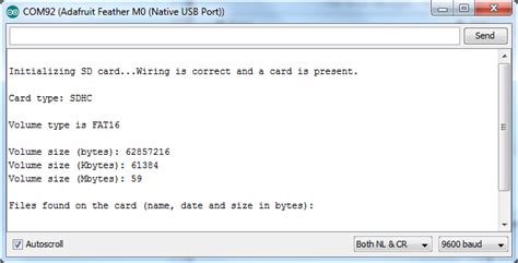 Using The Sd Card Adafruit Feather M0 Adalogger Adafruit Learning