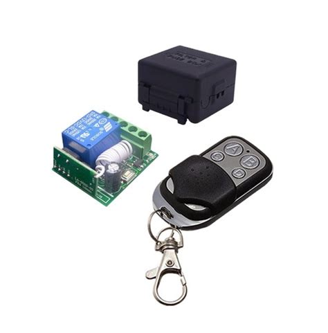 Wireless Programmable Relay Module Incl Remote Control 4 Buttons