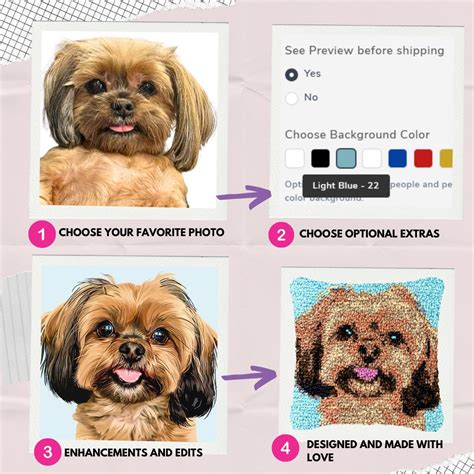 Custom Latch Hook Pillow Kit Latch Hook Crafts