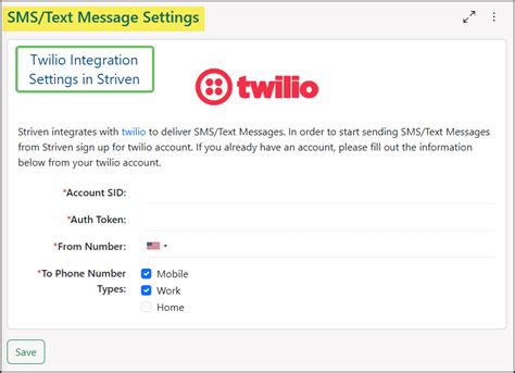 Twilio Integration Guide Integrations Striven