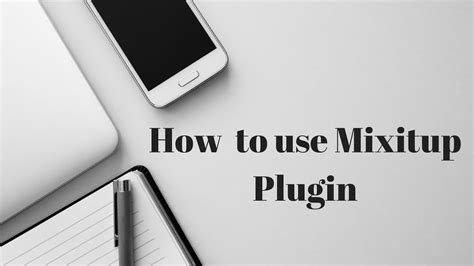 How To Use Mixitup Plugin Latest Version Youtube