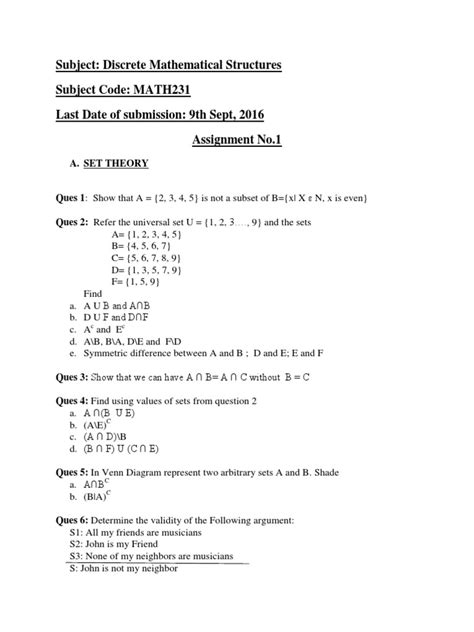 dm assignment 1 oss pdf function mathematics integer