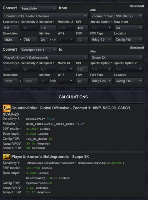 Cs Go Sens To Pubg Sens Technical Discussion Mouse Sensitivity Community