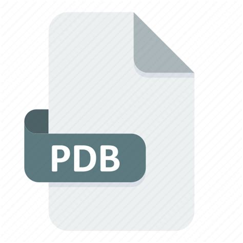 Extension Pdb Format File Document Icon Download On Iconfinder