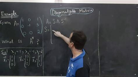 Example Of Matrix Diagonalization Urdu Hindi Youtube