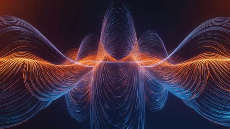 Abstract Light Waves Creating A Vibrant And Dynamic Visual Effect Premium Ai Generated Image