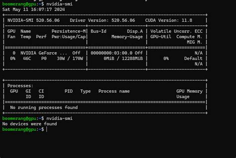 Drivers Nvidia Smi Got No Devices Were Found On Second Run But It S Ok In First Run After