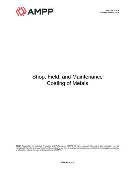 Sspc Standards Pdf List