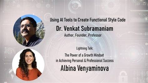 Using Ai To Create Functional Style Code By Dr Venkat Subramaniam Thu Boston Java Users Acm