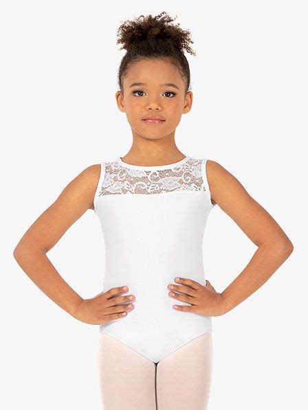Girls Lace Insert Tank Leotard Tank Leotard Leotard Fashion Leotards