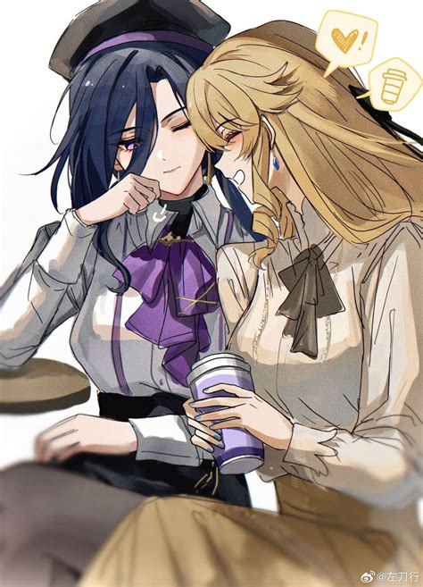 Clorinde Navia And Clorinde Genshin Impact Drawn By Zuo Daoxing